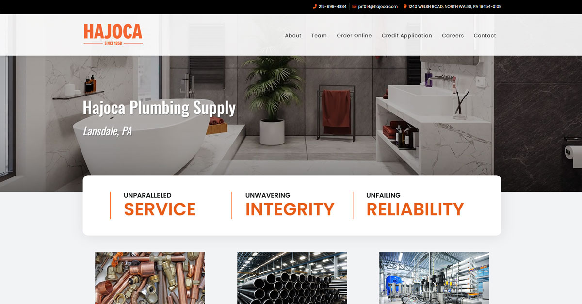 Hajoca Wholesale Plumbing Supply - Lansdale Pennsylvania